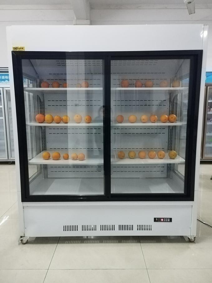 Commercial Fruit Display Cooler Chiller 2000L with LED Lighting