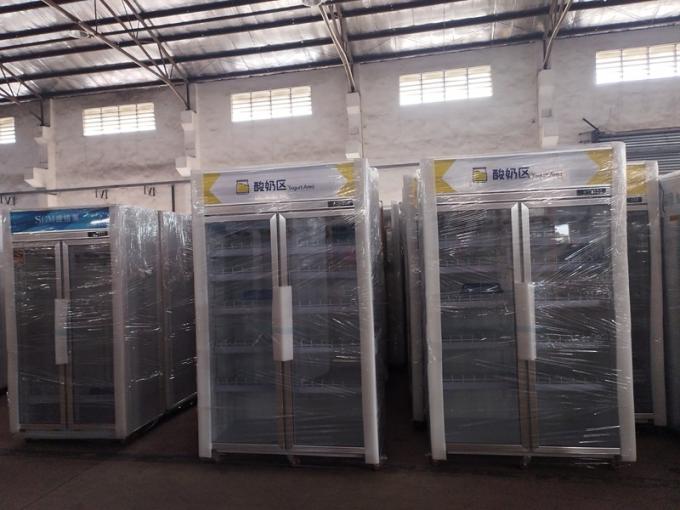 Custom Single Door Upright Cooler 4 Layers Commercial Beverage Cooler