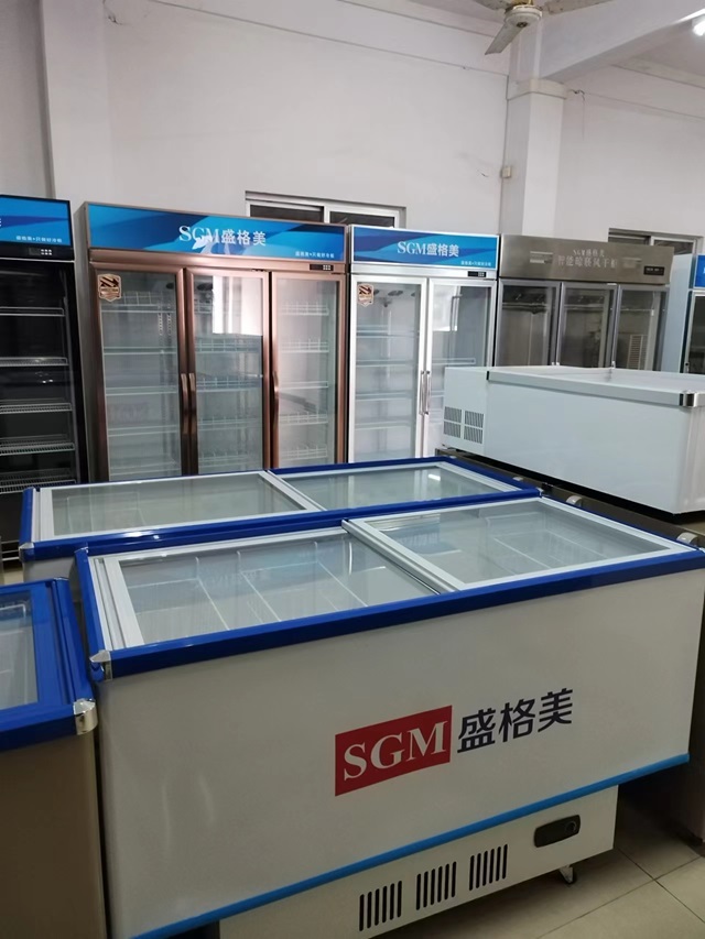 688L Food Upright Display Refrigerator commercial Five Layers Shelves